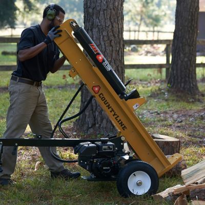 CountyLine 25-Ton Gas-Powered Horizontal/Vertical Log Splitter, Kohler ...