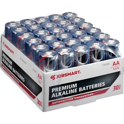JobSmart AA 1.5V Alkaline Batteries, 30-Pack at Tractor Supply Co.