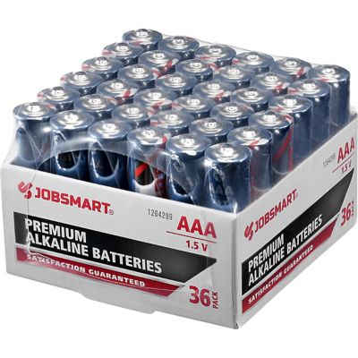JobSmart AAA 1.5V Alkaline Batteries, 36-Pack at Tractor Supply Co.