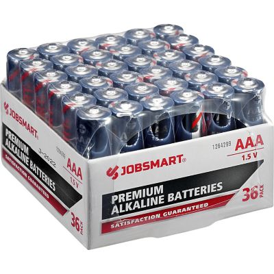 JobSmart AAA 1.5V Alkaline Batteries, 36-Pack at Tractor Supply Co.