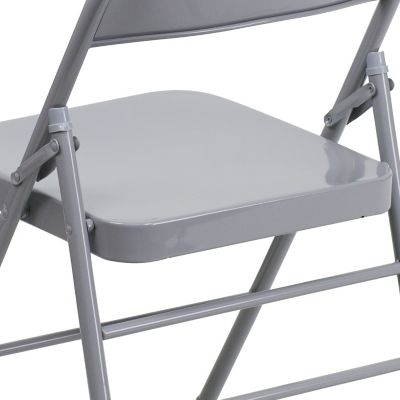 Flash Furniture Hercules Series Metal Folding Chair, 300 lb. Capacity