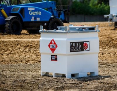 Western Global 243 gal. FuelCube Stationary Fuel Storage Tank, Double ...