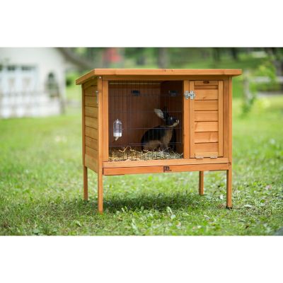 Prevue Pet Products 1-Story Outdoor Weather-Resistant Rabbit Hutch ...