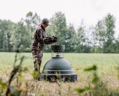 Capsule Feeders 250 lb. Roto-Molded HDPE Capsule Game Feeder at Tractor ...