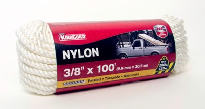 Mibro 3/8 in. x 100 ft. White Twisted Nylon Rope at Tractor Supply Co.