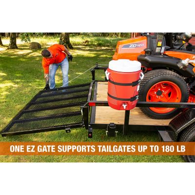 Buyers Products EZ Gate Tailgate Assist for Open Landscape Trailers at ...