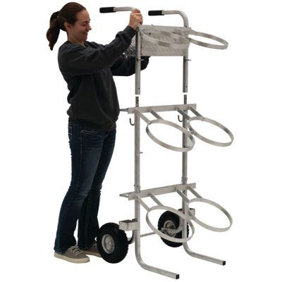 Weaver Livestock Round Livestock Show Supplies Bucket Cart at Tractor ...