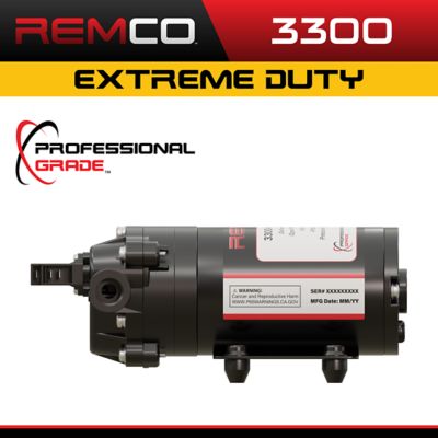 REMCO 2.2 GPM Extreme Duty 12V Sprayer Pump with 3/8 in. FNPT Ports, 60 ...