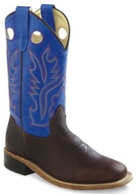 Old West Unisex Children's Western Boots, Rust, 11 in., 6.5,Rust at ...