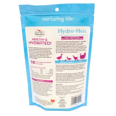 Manna Pro Hydro Hen Poultry Drinking Water Supplement, 8 oz. at Tractor ...