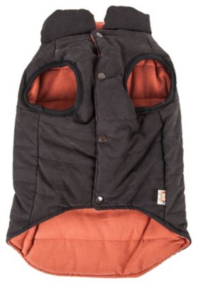 Touchdog Waggin Swag Ultra-Plush Insulated Reversible Dog Coat, S,Brown ...
