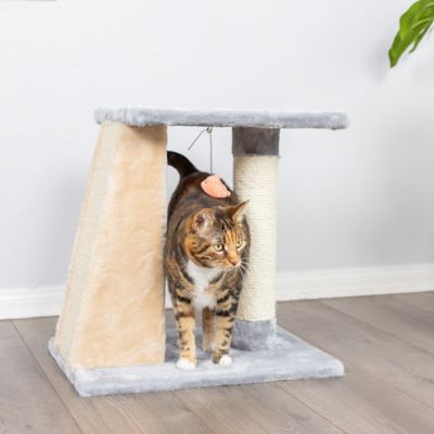 Armarkat Two-Level Platform Real Wood Cat Scratcher with Sisal Carpet ...