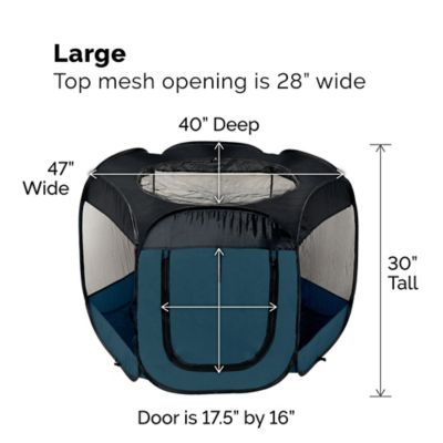 FurHaven Indoor/Outdoor Portable Mesh Pet Play Pen