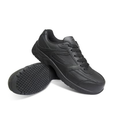 Genuine Grip Men's Steel Toe Jogger Non-Slip Work Shoes, 11,Black at ...