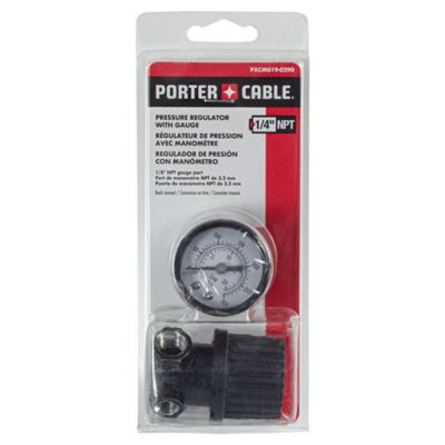 PORTER-CABLE 1/4 in. Air Regulator with Pressure Gauge at Tractor ...
