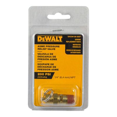 DeWALT 1/4 in. 200 PSI ASME 2-Stage Pressure Relief Valve at Tractor ...