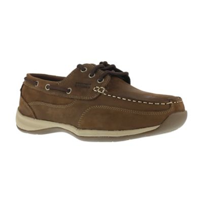 Rockport Works Men's Steel Toe Sailing Club Slip-Resistant Boat Shoes ...