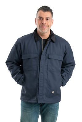 Berne Men's Twill Insulated Chore Coat, L,Navy at Tractor Supply Co
