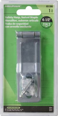 Hillman 4-1/2 in. Safety Hasp with Swivel Staple, Zinc at Tractor ...
