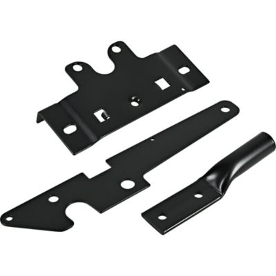 Hillman Hardware Essentials Cd Post Mount Gate Latch, Black