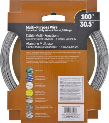 Hillman 100 lb. 4-Strand Wire, #20 x 100 ft., Galvanized at Tractor ...
