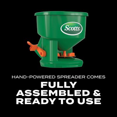 Scotts 1,500 sq. ft. Capacity Whirl Hand-Powered Spreader for Grass ...