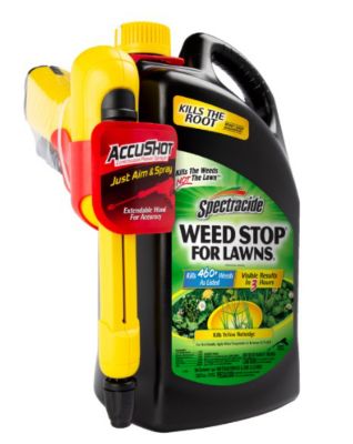 Spectracide 1 gal. Weed Stop Weed Preventer for Lawns with AccuShot ...
