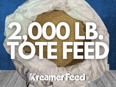 Kreamer Feed Conventional Egg Layer Pelleted Chicken Feed Tote, 2,000 ...