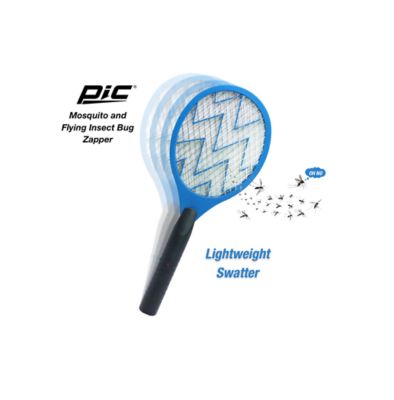 PIC Handheld Electric Racket Zapper Fly Swatter Mosquito and Flying ...