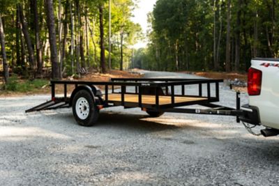 Carry-On Trailer 5.5 ft. x 10 ft. Tube Top Rail Utility Trailer, 2,076 ...
