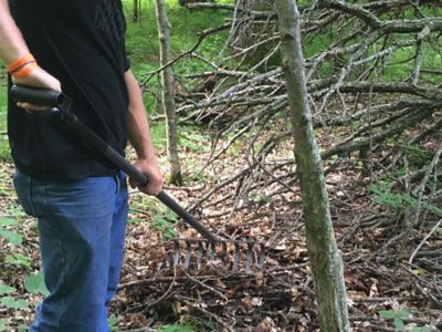 Timber Tuff Lawn Cleanup Steel Brush Rake, 7.5 in. Tines at Tractor ...