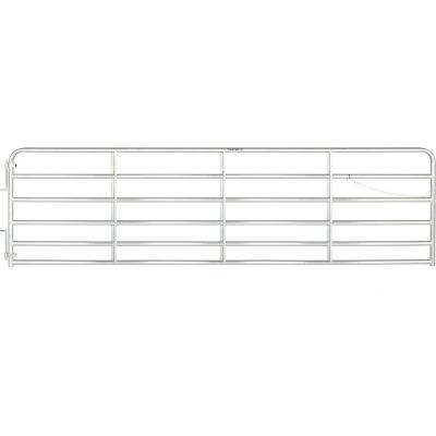 Tarter 16 ft. 2 in. 6-Bar Extra Heavy-Duty Galvanized Bull Gate, 136 lb ...
