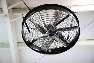 Super Duty Fans 59 in. 1-Speed Indoor/Outdoor 5X Industrial Ceiling Fan ...