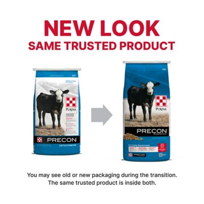 Purina Precon Complete Cattle Starter Calf Medicated DX Feed with RX3, 50 lb. Bag at Tractor ...