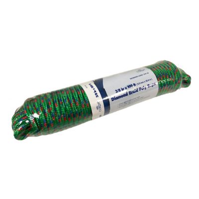 CORDA 3/8 in. x 100 ft. Diamond Braid Polypropylene Rope at Tractor ...