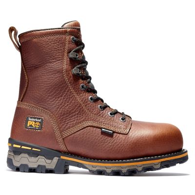 Timberland PRO Men's Boondock Composite Toe Waterproof Work Boot, 8 in ...