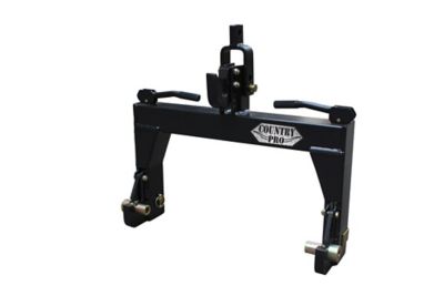Country Pro Category 1 Tractor Quick Hitch with 2 Spring-Loaded Handles ...