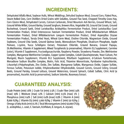 Sunseed Vita Prima Complete Nutrition Pelleted Adult Rabbit Food, 8 lb ...