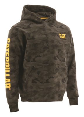 Caterpillar Men's Trademark Banner Hoodie, L,Night Camo at Tractor ...