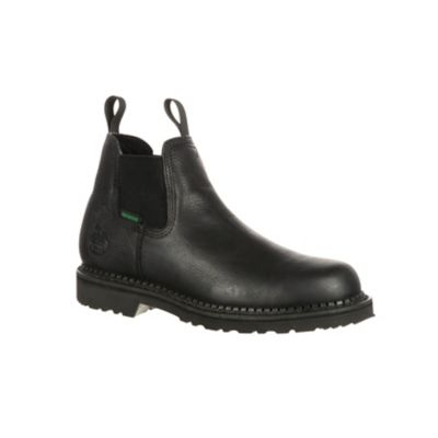 Georgia Boot Men's Giant Round Toe Waterproof Romeo Boots, 5 in., Black ...