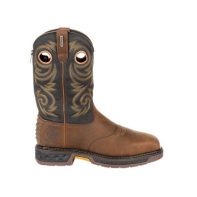 Georgia Boot Men's Steel Toe Carbo-Tec LT Waterproof Pull-On Work Boots ...