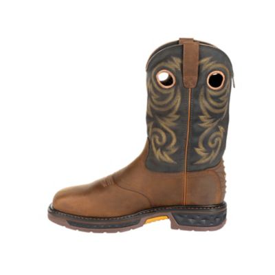 Georgia Boot Men's Steel Toe Carbo-Tec LT Waterproof Pull-On Work Boots ...