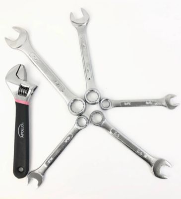 Apollo Tools 53 pc. Tool Kit with Tool Box, Pink at Tractor Supply Co.