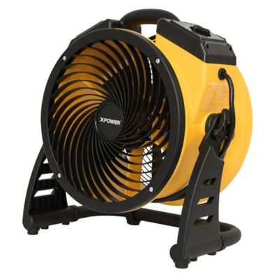 XPOWER 12 in. 4-Speed Indoor FC100 1,100 CFM Portable Multi-Purpose Fan ...
