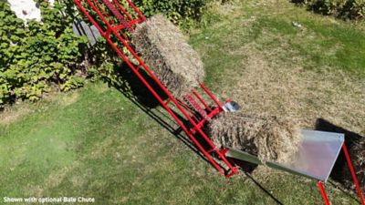 Hayrite 16 ft. Bale Elevator, No. 55 Chain, 3/4 HP Motor at Tractor ...