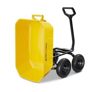 Gorilla Carts 8 cu. ft. 1,200 lb. Capacity Steel Dump Cart at Tractor ...