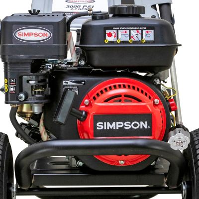 SIMPSON 3,000 PSI 2.4 GPM Gas Cold Water Premium Pressure Washer with ...