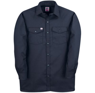Big Bill Men's Premium Long-Sleeve Work Shirt, 4XL,Navy at Tractor ...