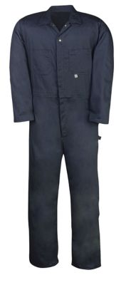 Big Bill Men's 100% Cotton Industrial Work Coveralls, 58 Tall,Navy at ...