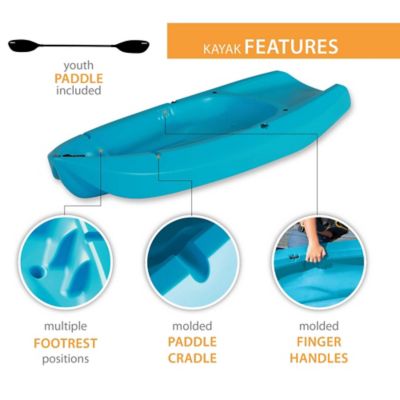 Lifetime 6 ft. Wave Sit-on-Top Youth Kayak, Glacier Blue at Tractor ...